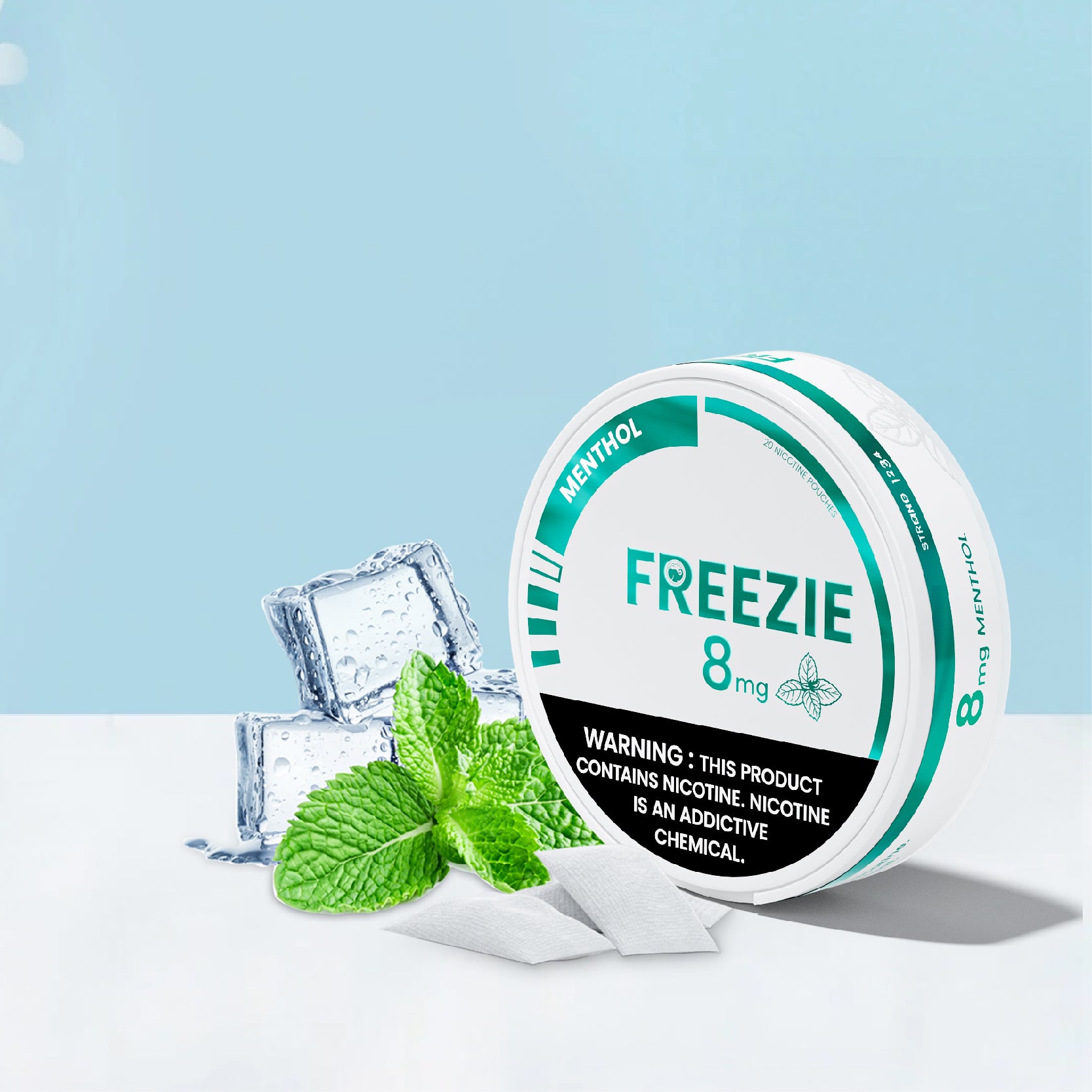 Menthol Nicotine Pouches 8mg | Freezie Life – FREEZIE Life